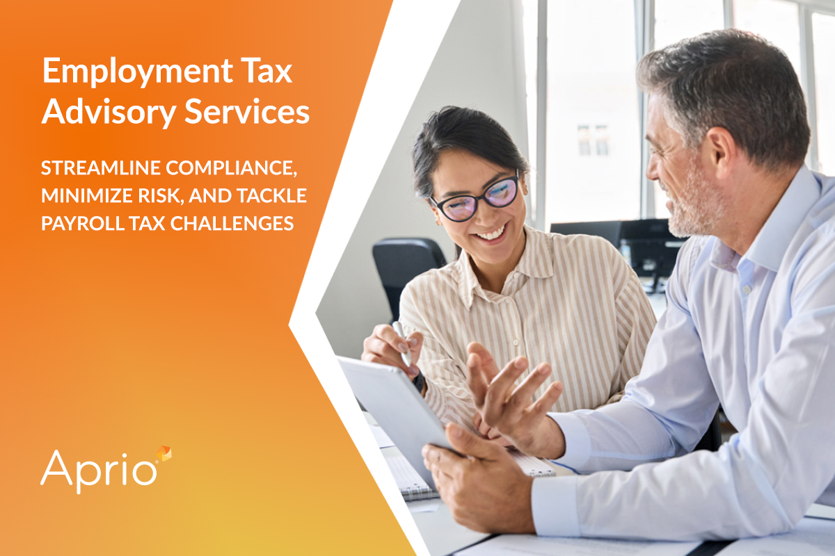 Aprio Employment Tax Services Overview - Aprio