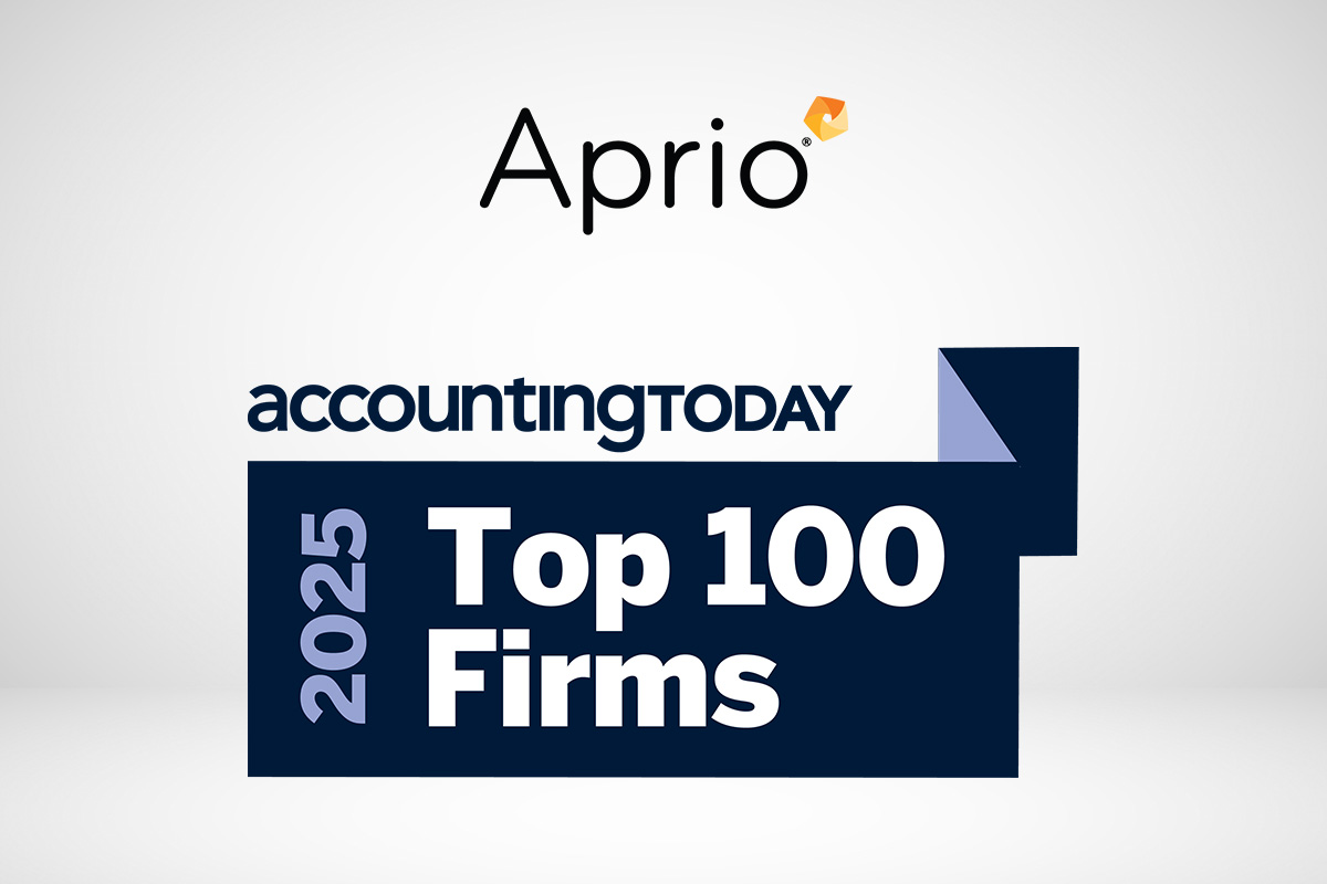 Aprio Ranked #24 on Accounting Today’s 2025 Top 100 Firms List - Aprio