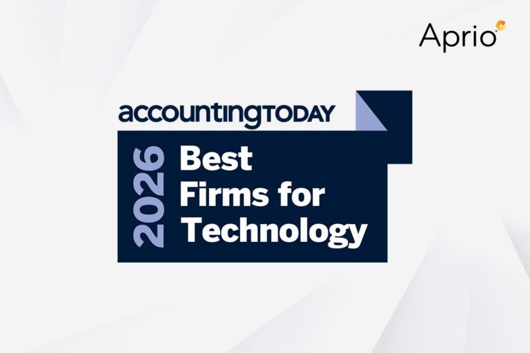 Aprio Named a 2026 Best Firm for Technology, Recognized for Defining ...
